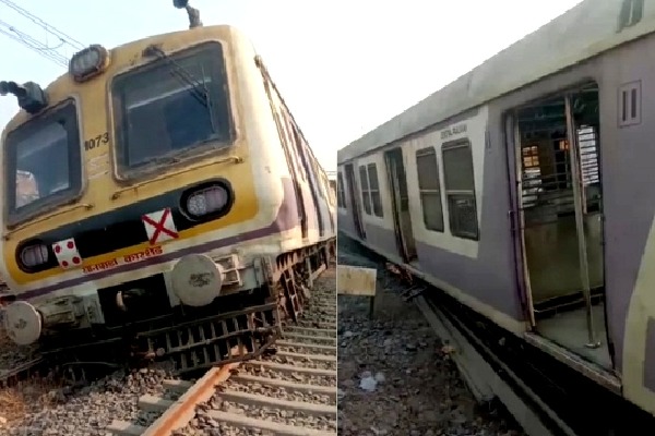Train Accident: Three bogies of Mumbai local train derail