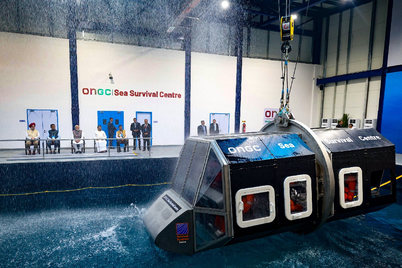 Narendra Modi: PM inaugurates integrated Sea Survival Training Centre in..